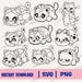 Aphmau Meemeows Mystery Plush SVG and PNG FILES - Etsy