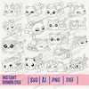 Aphmau Meemeows Character Digital Files Bundle - SVG, PNG, AI - Instant ...