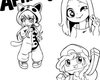 Aphmau Coloring Pages Printable