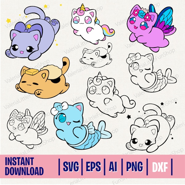 Coloring Meemeows - Etsy