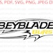 Beyblade Vector Digital Files , Eps, Pdf, Svg, Dxf, Png and Jpeg - Etsy