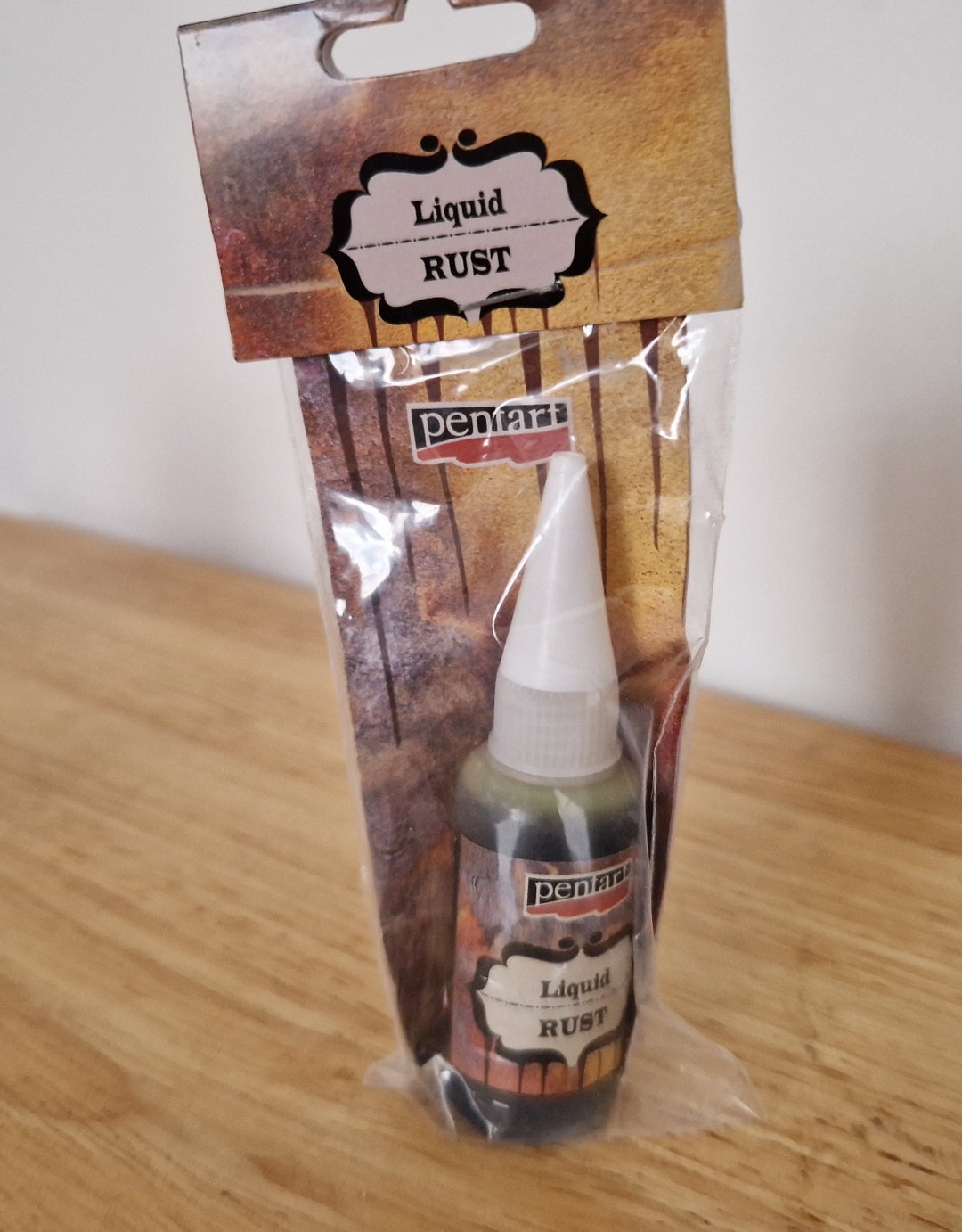 Pentart Liquid Rust, 12ml Rust Effect by Pentart, Mixed Media, Vintage Rust, Grunge - Etsy UK