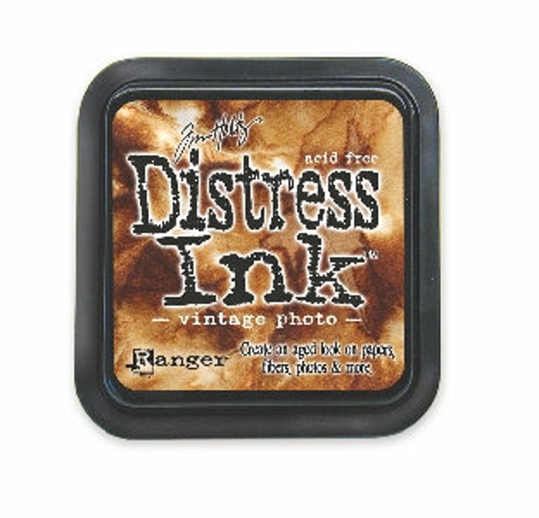 Tim Holtz Distress Ink, Vintage Photo Distress Ink Pad, Grunge, Mixed ...