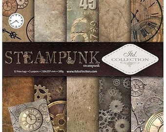 A4 Scrapbooking Paper Set Rosy Summertime Shabby Chic Collage ...