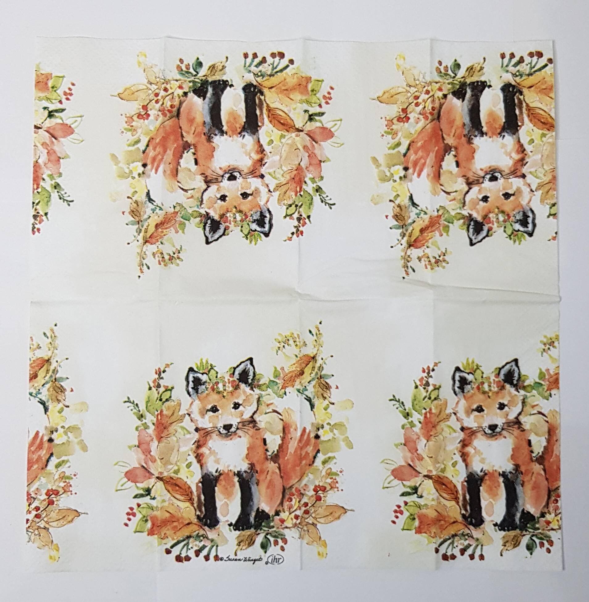 Paper Pocket Tissues For Decoupage x 8 Vintage Inspired Designs ...