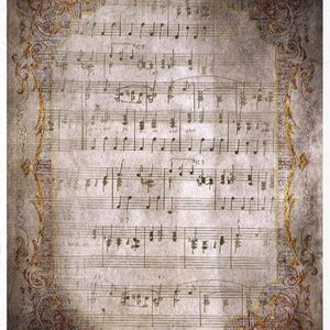 Music Decoupage - Etsy