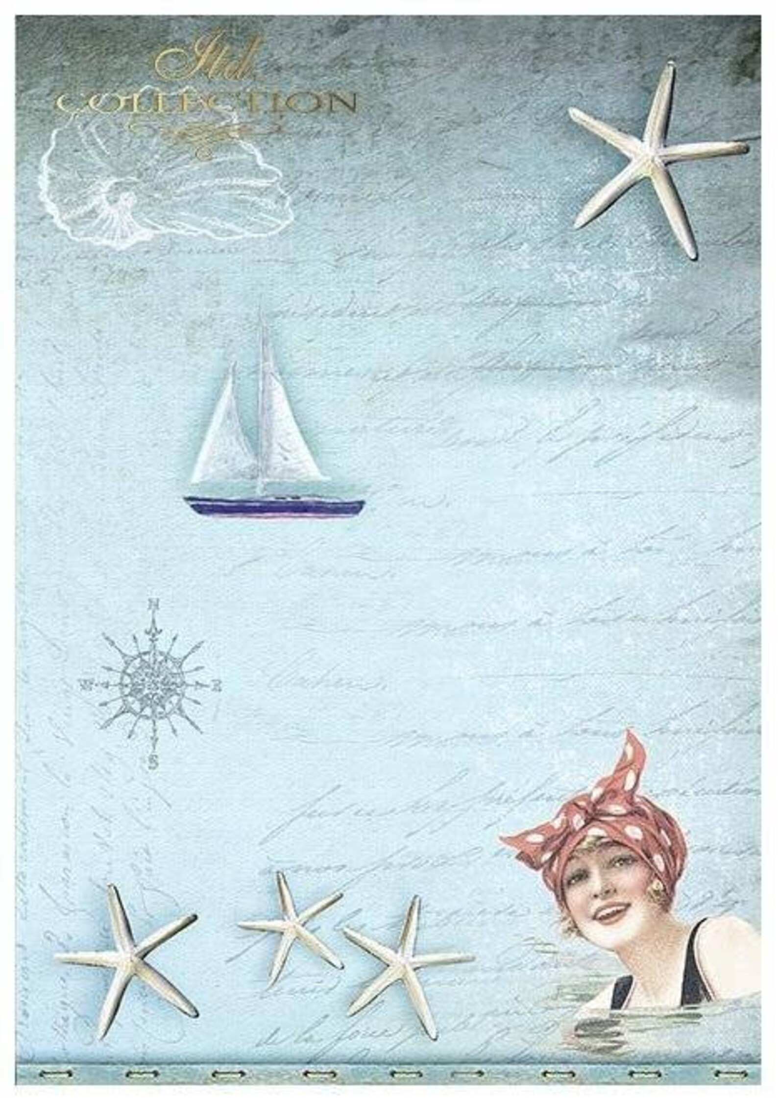 Scrapbooking Paper A4 Vintage Seafaring Adventure 5 X Double | Etsy
