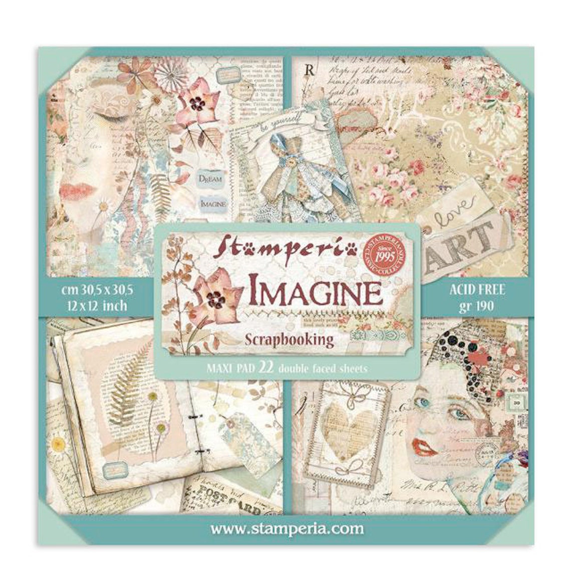 Scrapbook Paper Set, 12in X 12in Maxi Set, 22 Double Sided Sheets ...