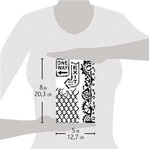 Stencil for Crafts, One Way Stencil by Ciao Bella, Stencil Art, Mixed ...
