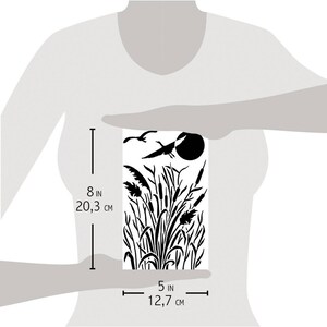 Stencil for Crafts, Stencil Art, Typha Stencil by Ciao Bella - Etsy UK