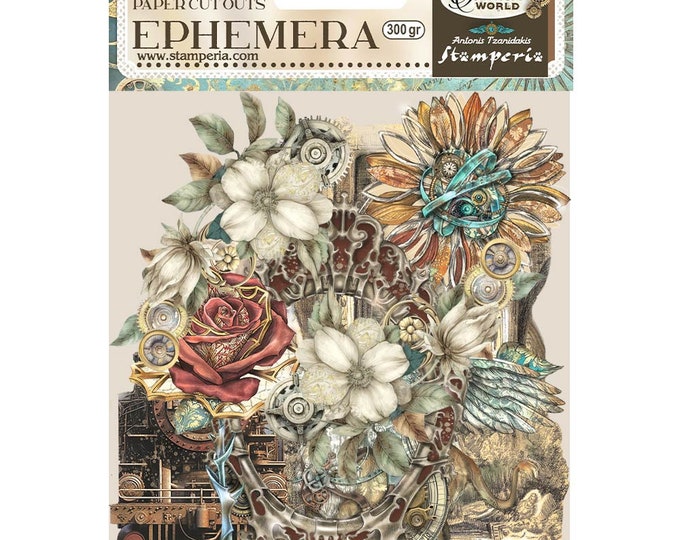 Stamperia Ephemera, Fantasy World by Antonis Tzanidakis, Vintage ...