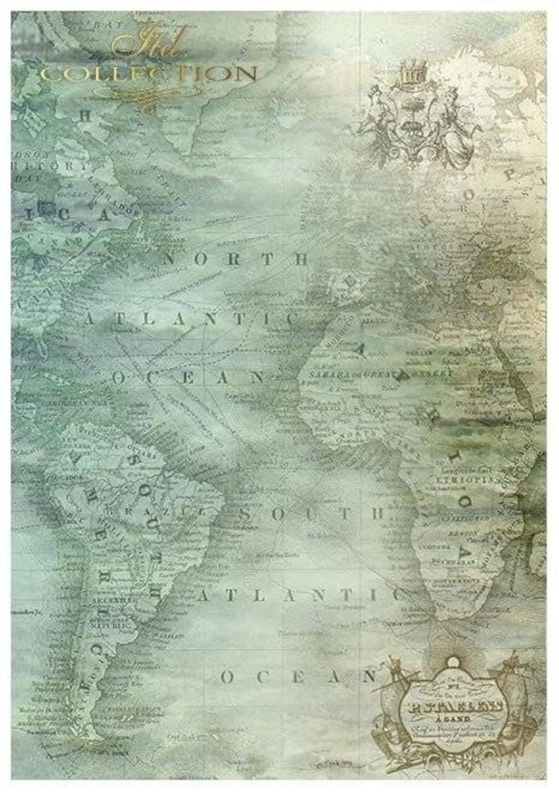 Scrapbook Paper A4 X 5 Double Sided Sheets Nautical Expedition - Etsy