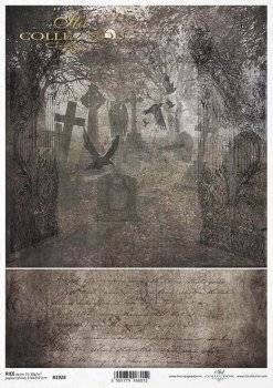 Rice Paper for Decoupage, Single A4 Sheet, Gothic Stories, Graveyard ...