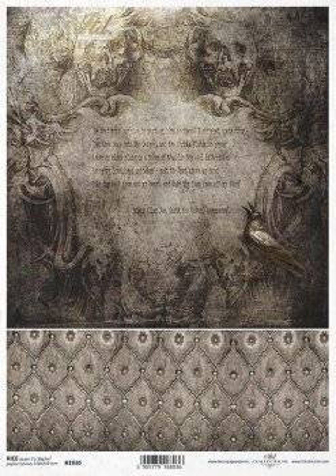 Rice Paper for Decoupage, Gothic Stories, Skulls, Decoupage, Crafts ...