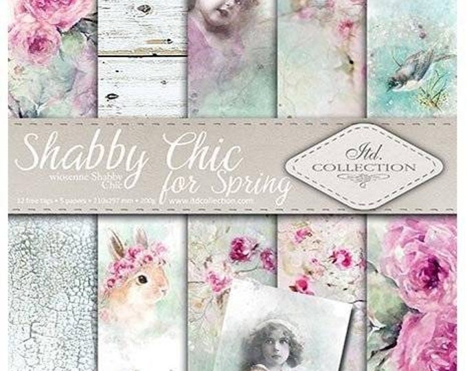 Scrapbook Paper Set, 10 Single Sided Sheets, 12in X 12in, Collage ...