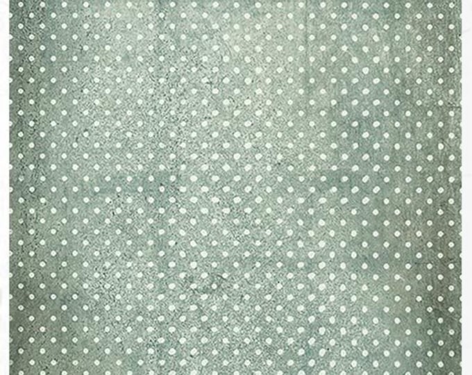 Rice Paper for Decoupage, A4 Sheet of Rice Paper, Green Spotty Rice ...