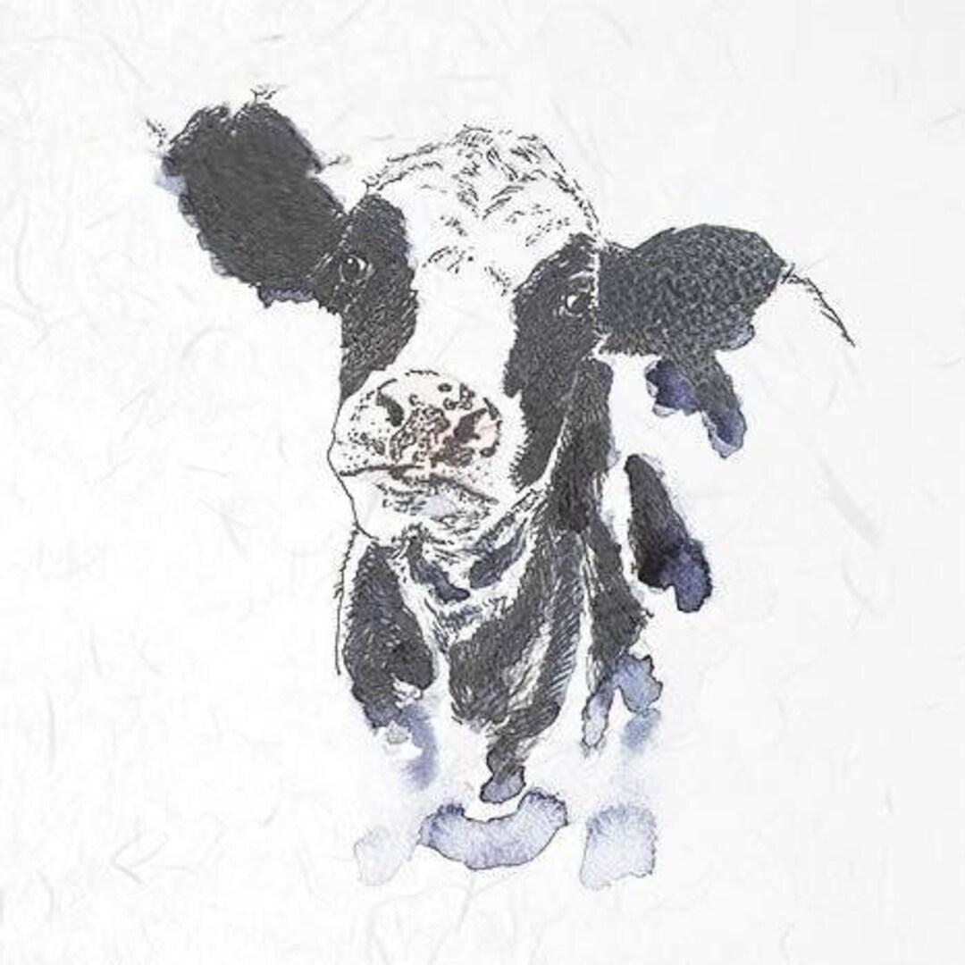 Mini Rice Paper Single Sheet Cows Head Decoupage Crafts Collage ...