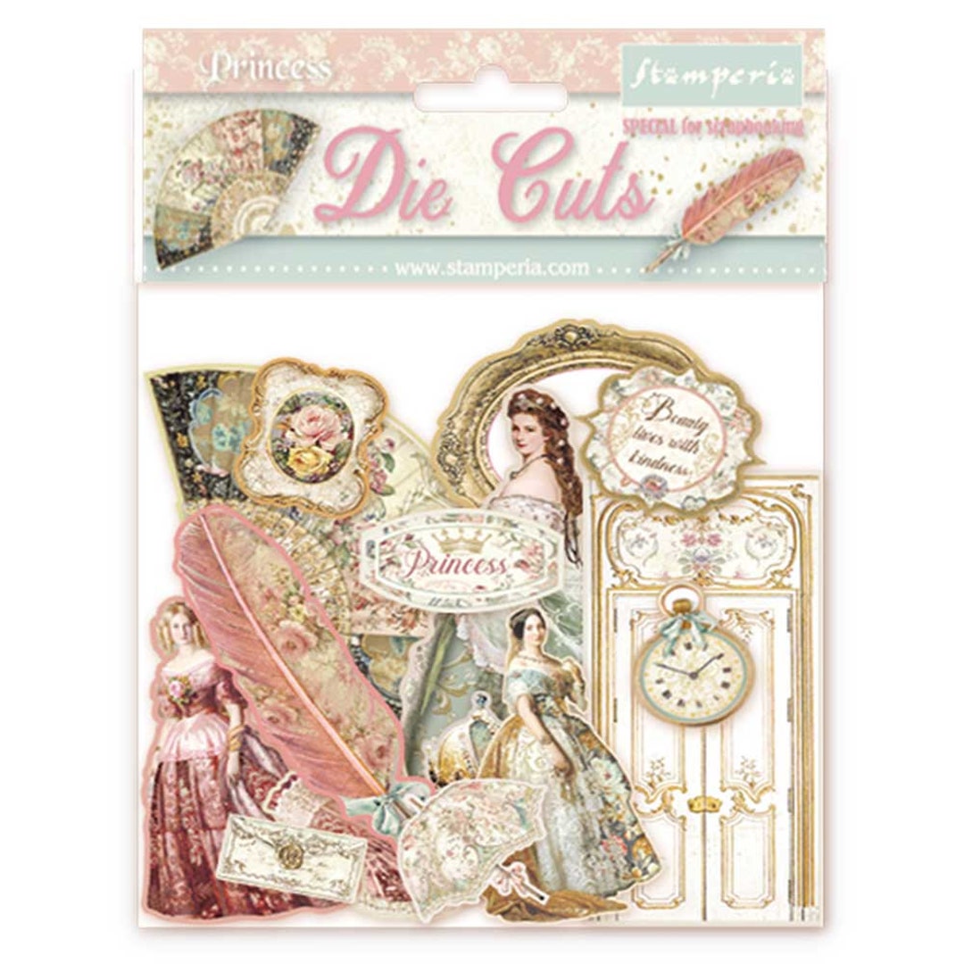 Stamperia Princess Ephemera, Vintage Princess Die Cuts, Stamperia ...