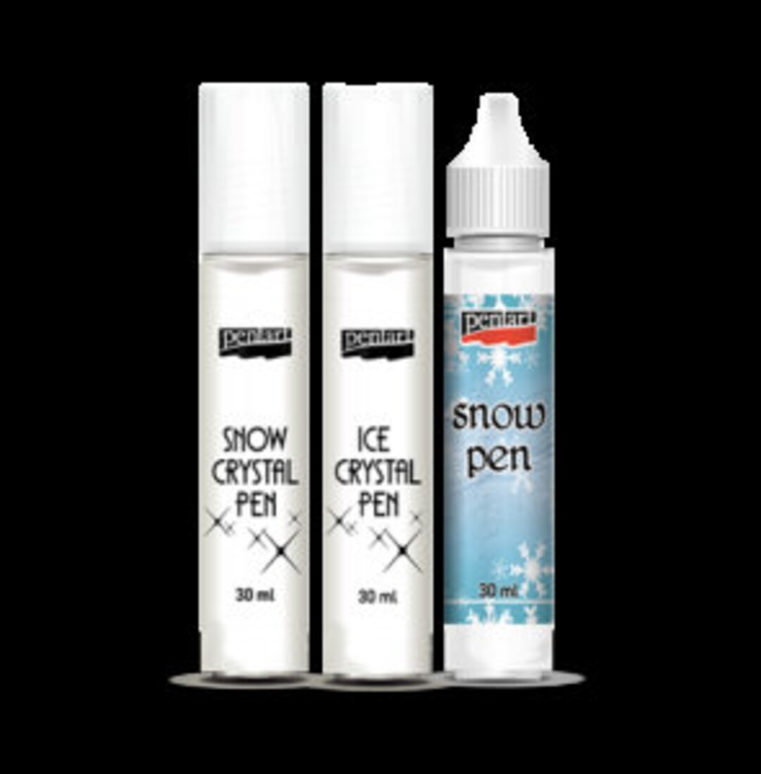 Pentart Snow Pen, Pentart Snow Crystal Pen, Pentart Ice Crystal Pen ...