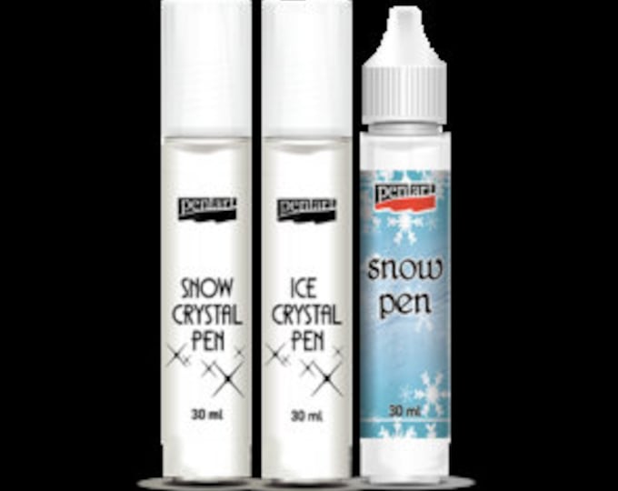 Pentart Snow Pen, Pentart Snow Crystal Pen, Pentart Ice Crystal Pen ...
