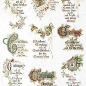 Rice Paper for Decoupage Single A4 Sheet Medieval Christmas - Etsy