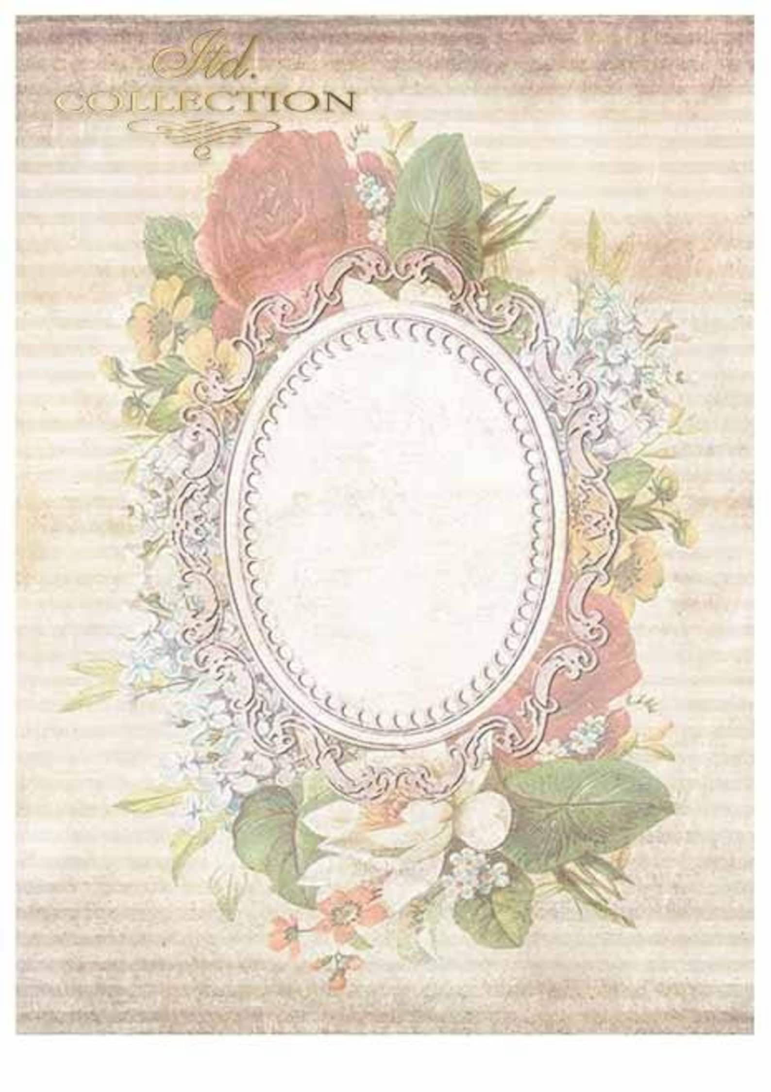 Scrapbook Paper A4 Set Cardstock French Girls Crafts Collage | Etsy