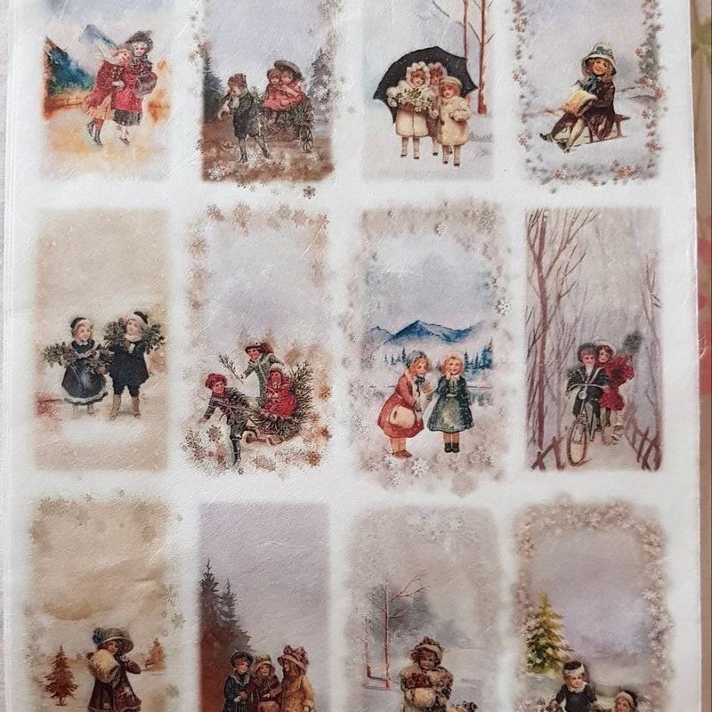 Christmas Decoupage Paper - Etsy
