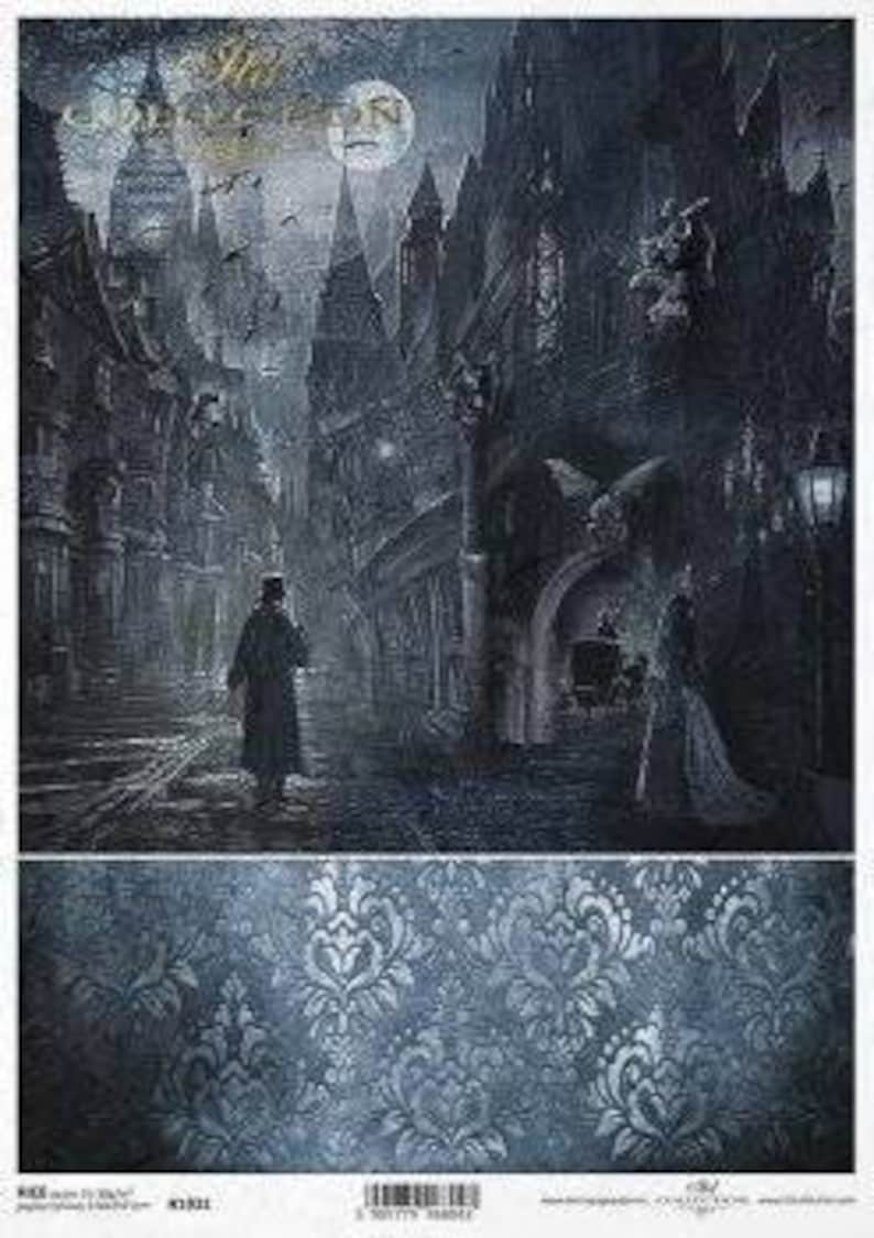 Rice Paper for Decoupage Single A4 Sheet Gothic Stories - Etsy UK