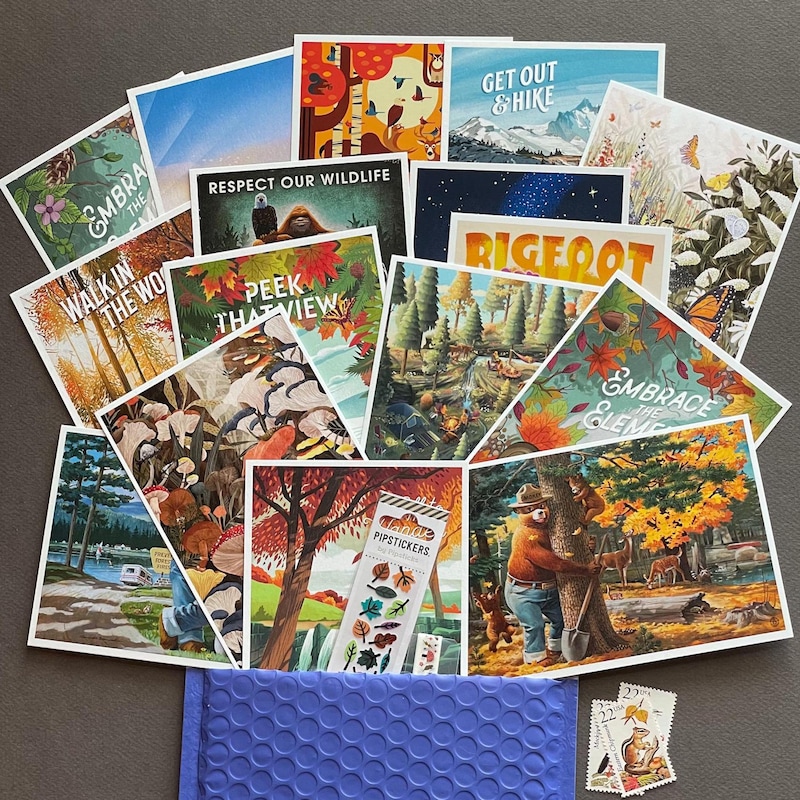 Landscape Postcard - Etsy