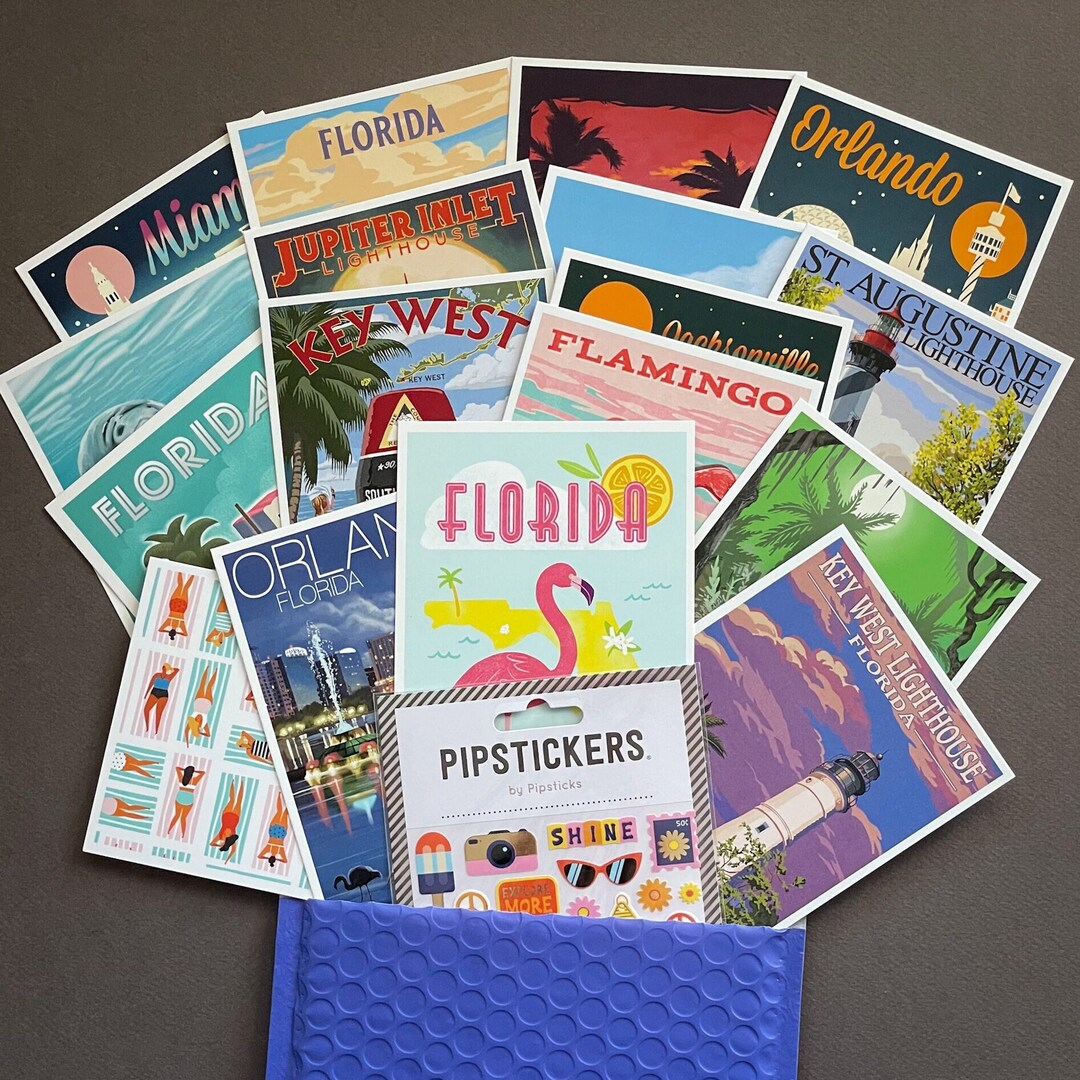The Sunshine State - Florida Postal Pack Full of Lantern Press Florida ...