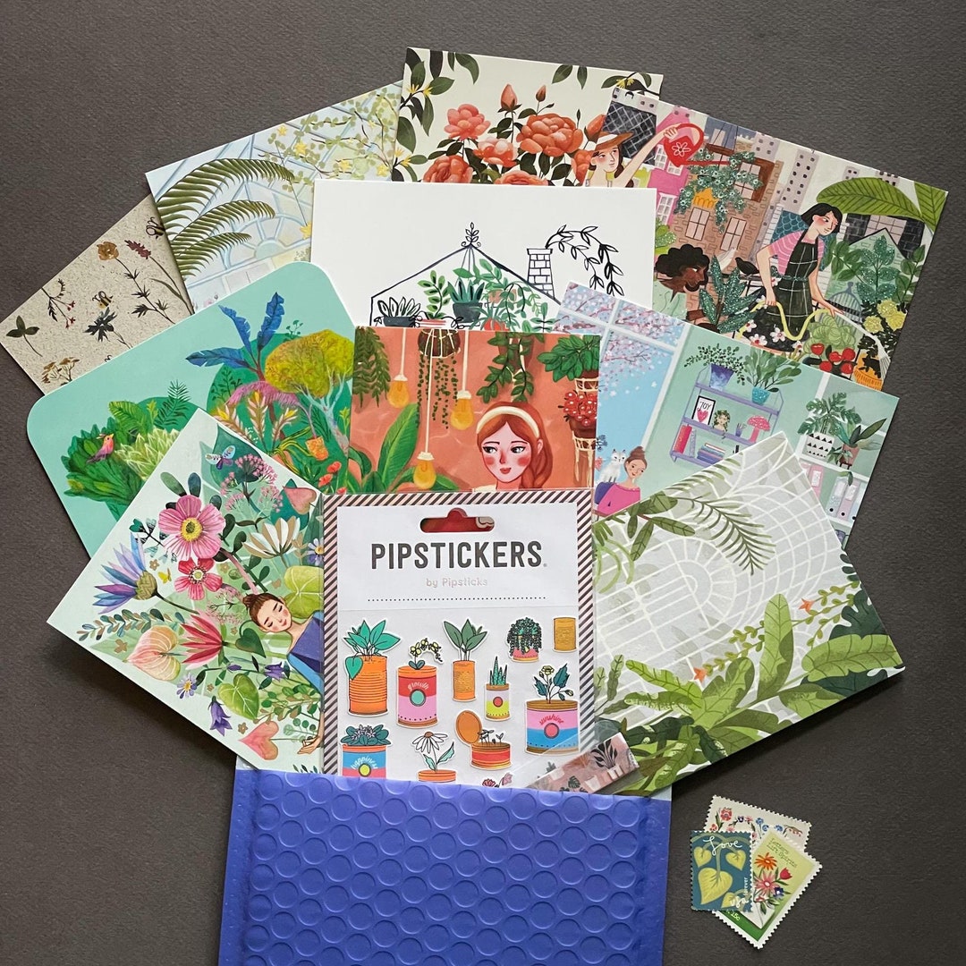 Botany New Postcards Lately Plant / Garden / Flower Postcard Pack With ...
