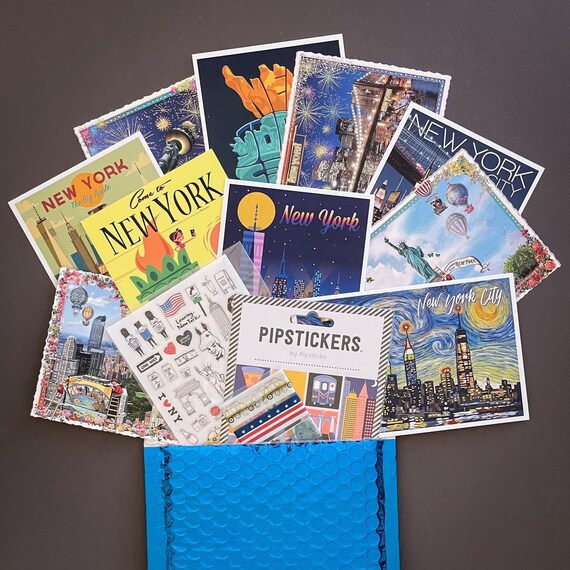 I LOVE NY Postal Pack Full of New York City Postcards New - Etsy