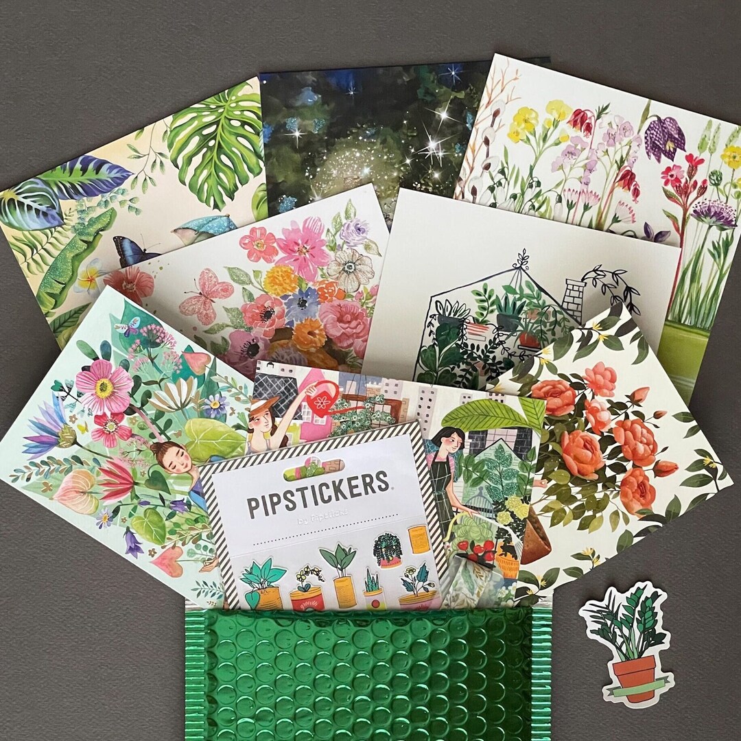 Botany New Postcards Lately Plant / Garden / Flower Postal Pack With ...