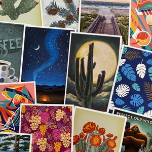 Custom Lantern Press Postcard Bundles - Etsy