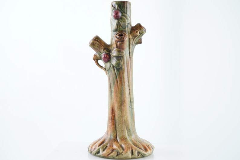 1920's Weller Apple Tree Bud Vase - Etsy