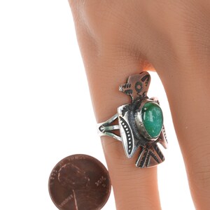 Sz4.5 Chief Wolf Robe Hunt 1905-1977 Acoma Silver Thunderbird Ring - Etsy