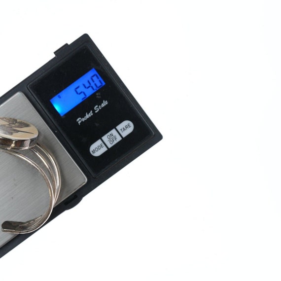 7" 1979 Native American DRW Carved fossil sterling br… - Gem