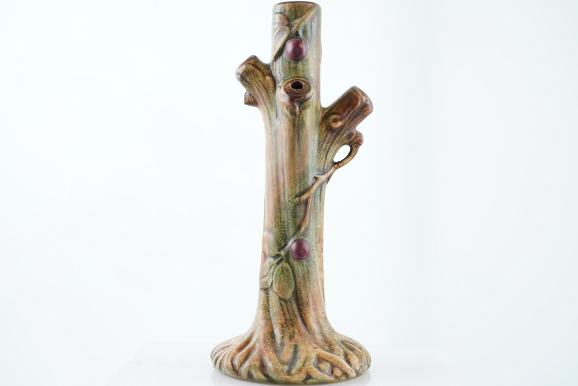 1920's Weller Apple Tree Bud Vase - Etsy