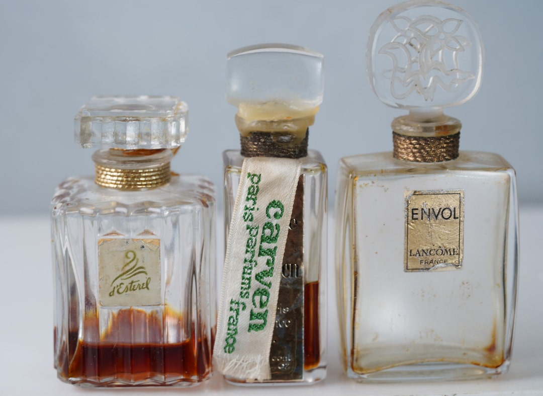 C1950's French Perfume Bottles - Etsy