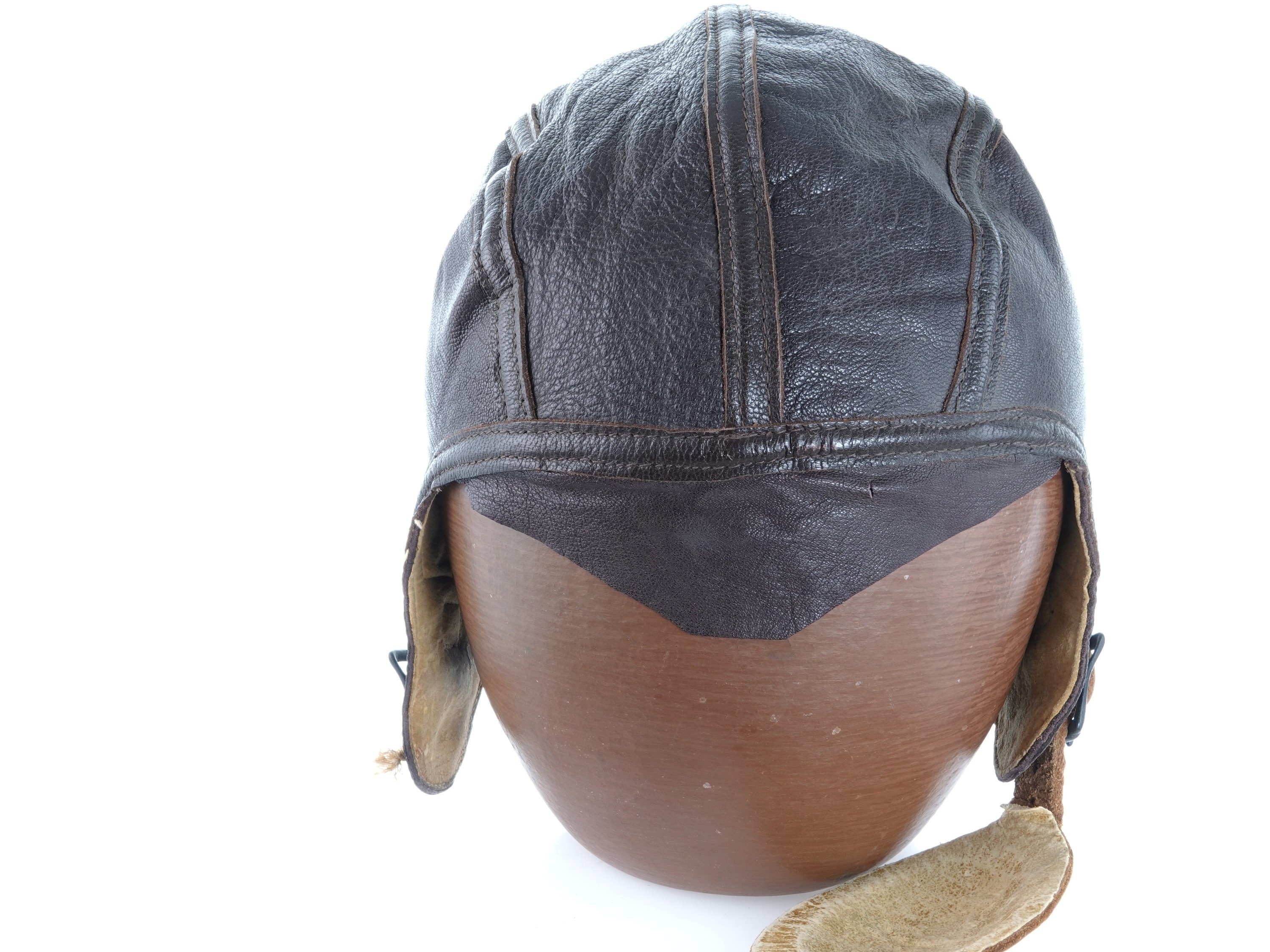 WW2 USMC US Navy Aviator Pilot Leather Flight Cap NAF 1092 - Etsy Australia