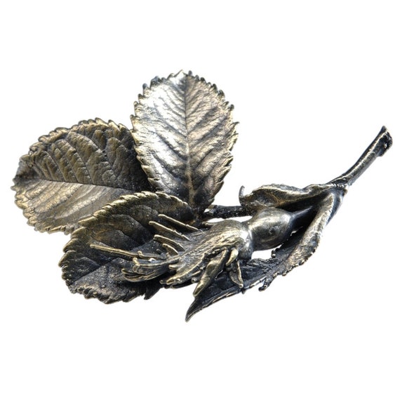 1960's Scandinavian Flora Danica Brooch by Eggert - Gem