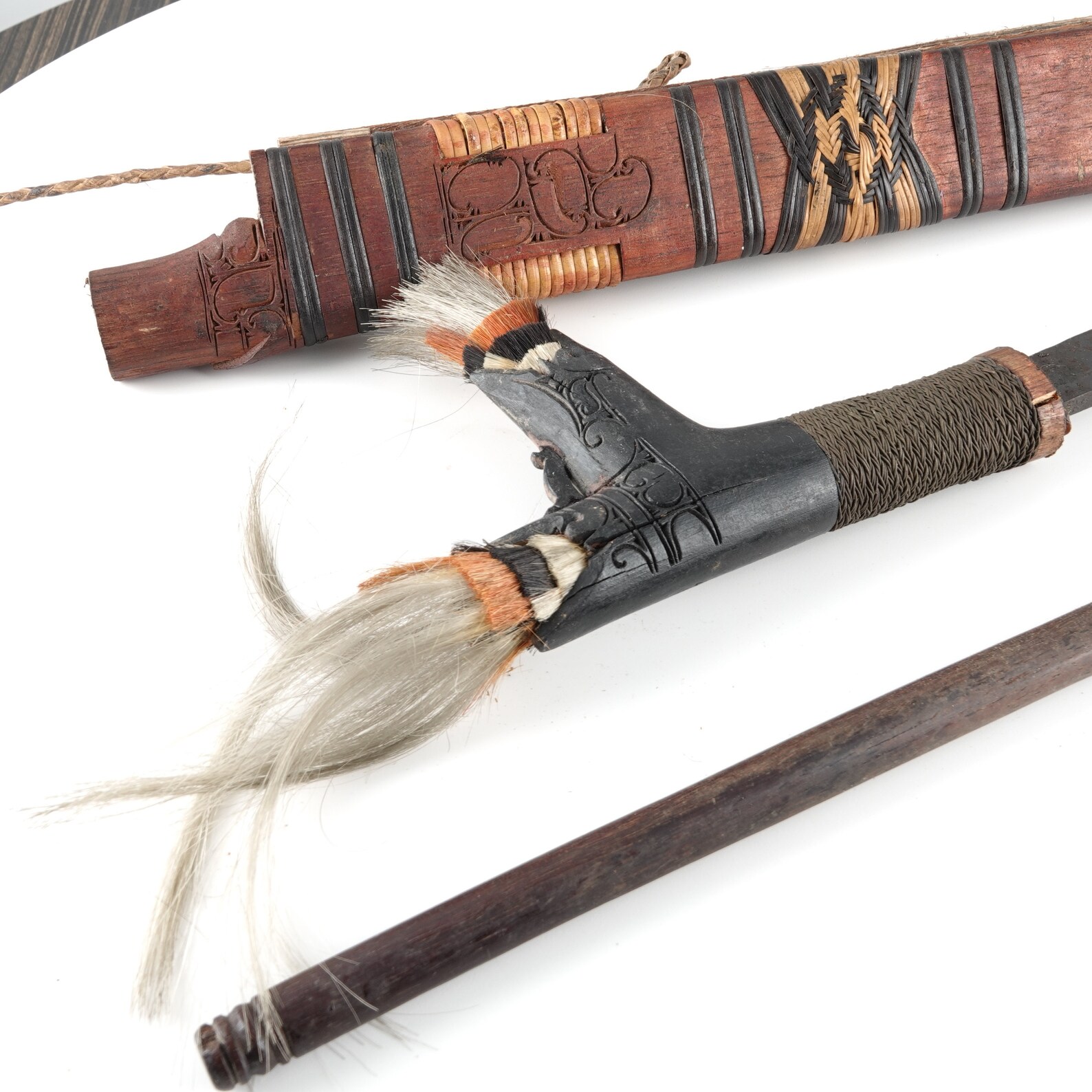 Dayak Mandau Headhunter Sword Sheath and Dagger | Etsy