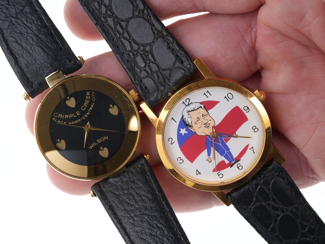 1990's Bill Clinton Watch Cripple Creek Casino Novelty Watches - Etsy