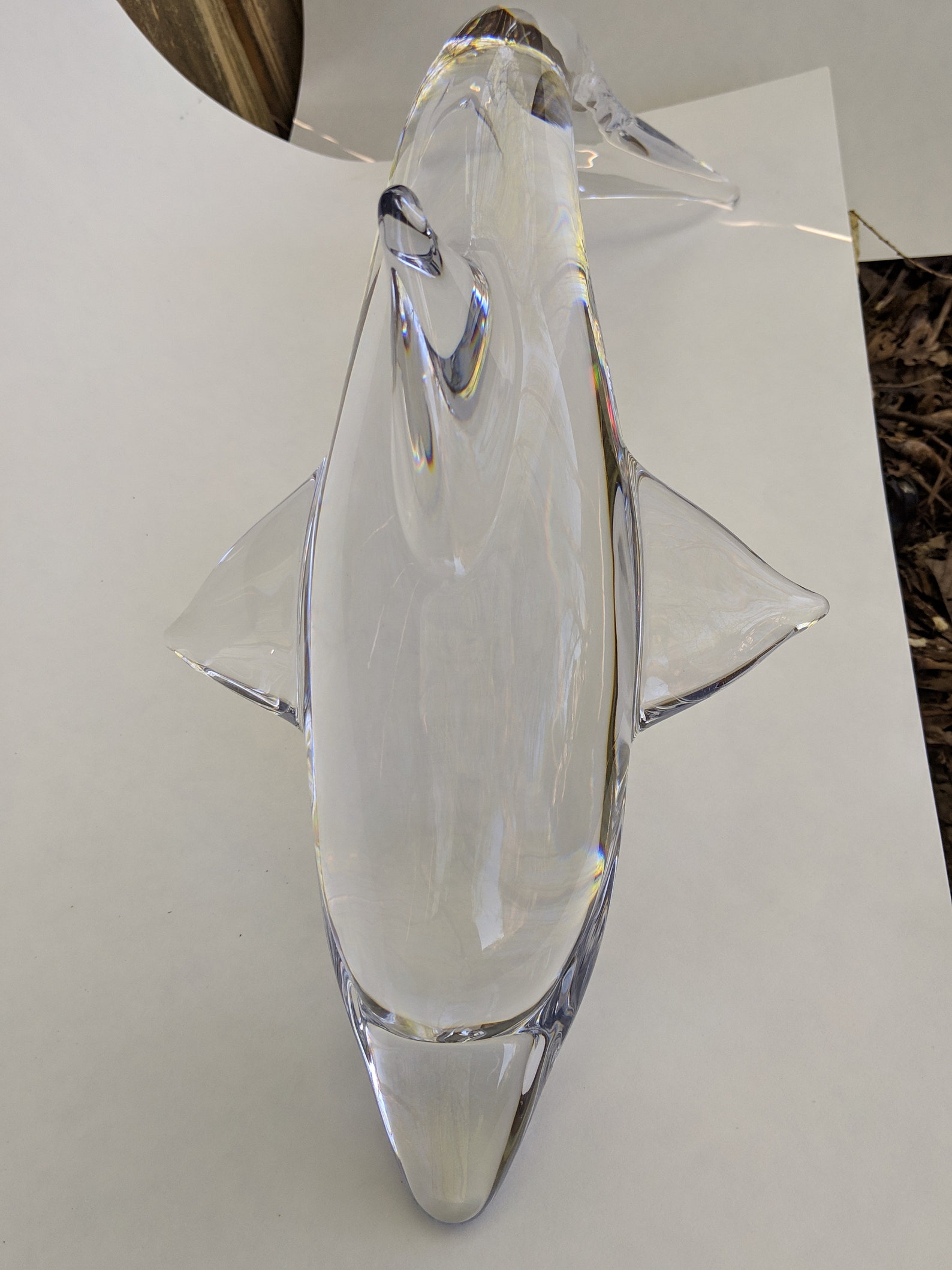 20 Daum French Crystal Dolphin Sculpture - Etsy