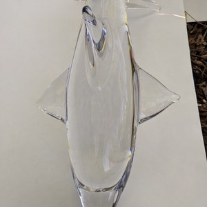 20 Daum French Crystal Dolphin Sculpture - Etsy