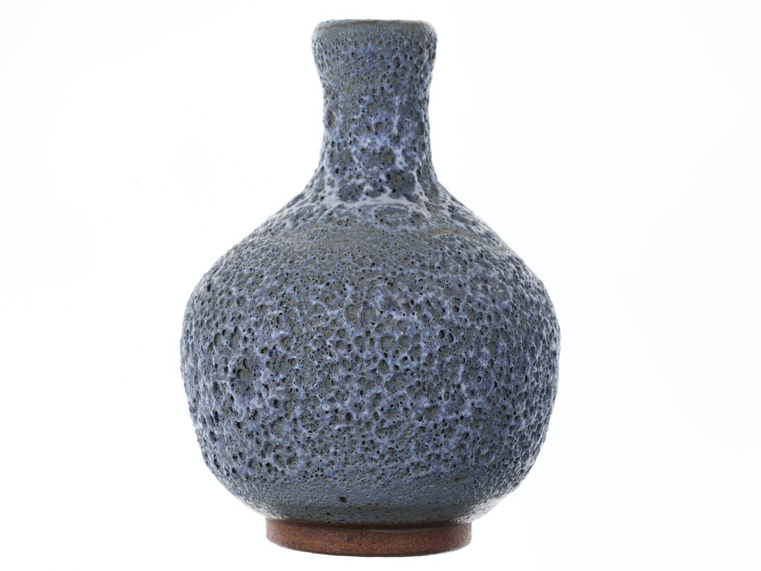 1957 Harding Black Texas Studio Art Pottery Lava Glaze Vase - Etsy