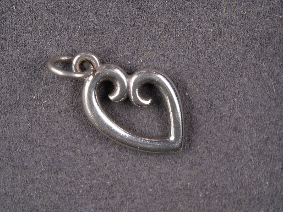 James Avery Sterling Heart Charms - Etsy