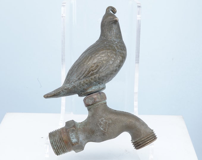 C1920 Solid Bronze Quail Garden Hose Spigot Bird Faucet - Etsy