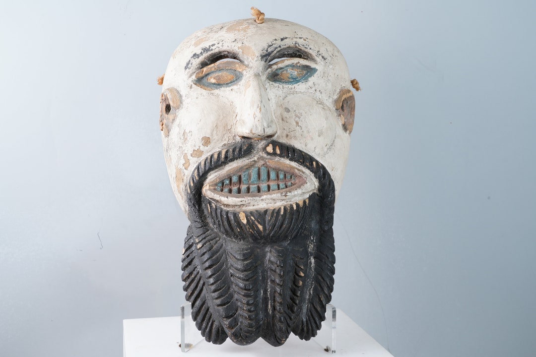 Antique Mexican Moor Dance Mask - Etsy