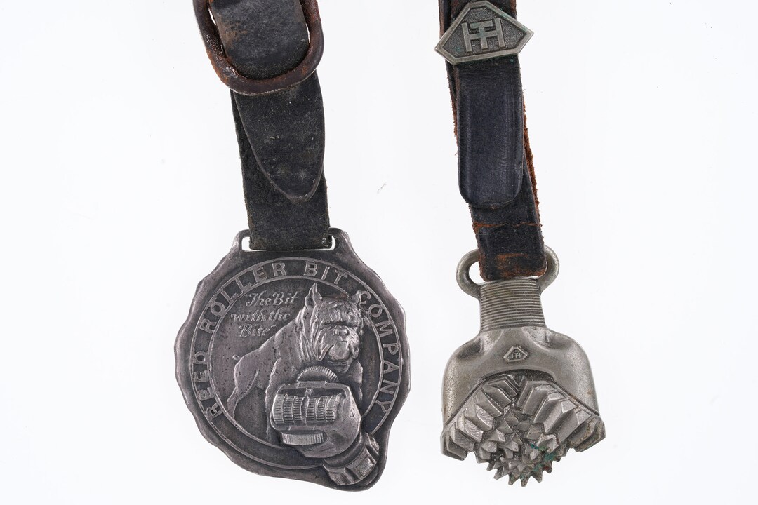 Houston Texas Oil Well Tools Watch Fobs Reed Roller Bitsterling and ...